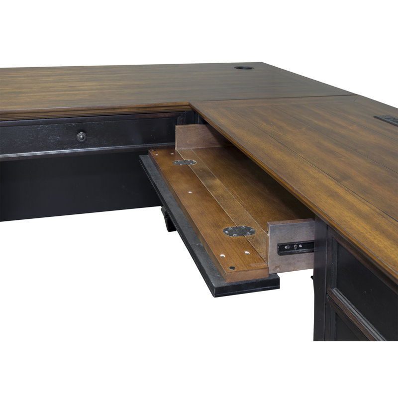 17 Stories Django L Shape Executive Desk Reviews Wayfair